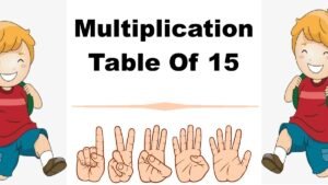 15 Times Table | Learn Multiplication Table Of 15 | 15 Multiplication ...